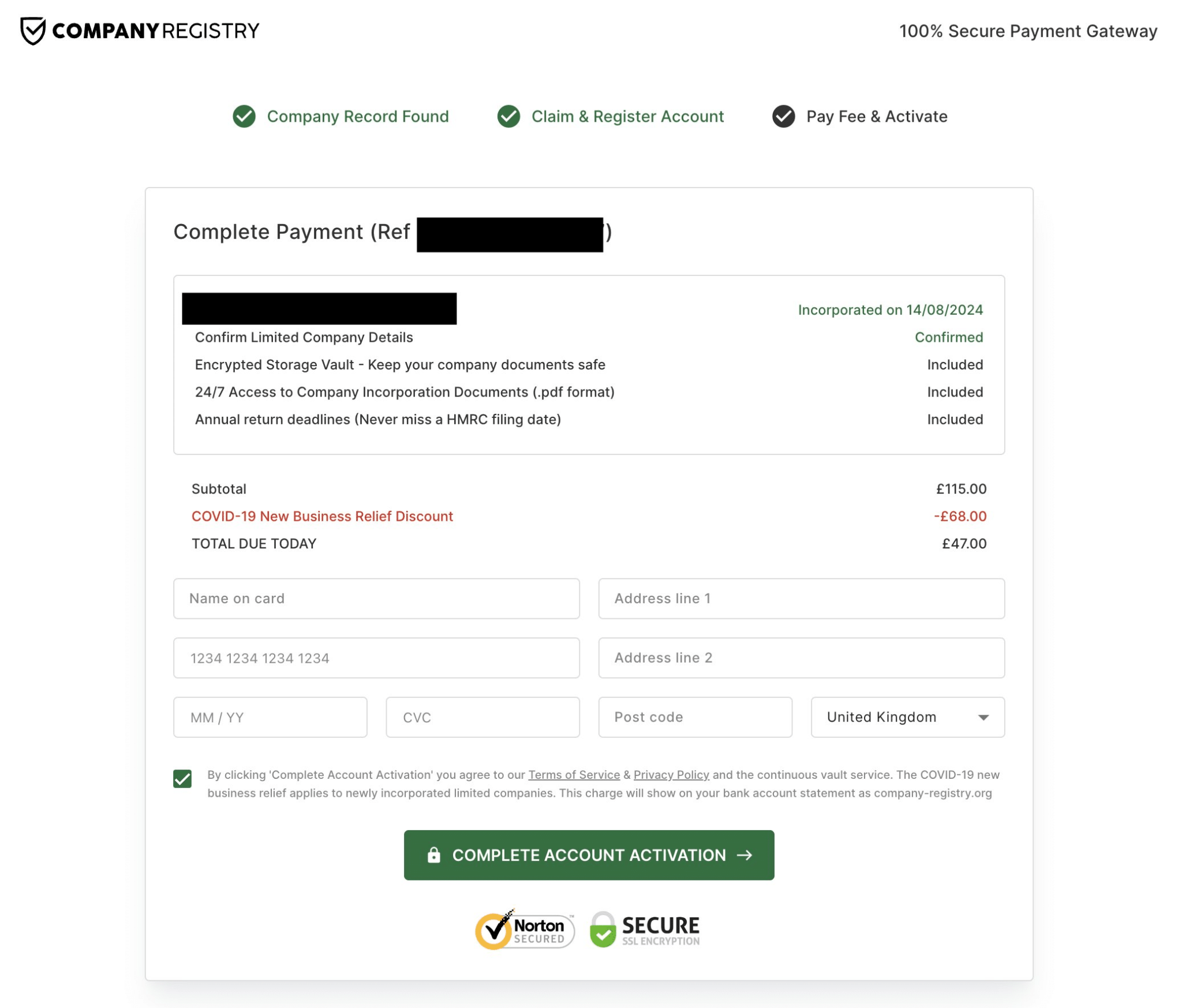 Why did Stripe facilitate the Company Registry fraud?